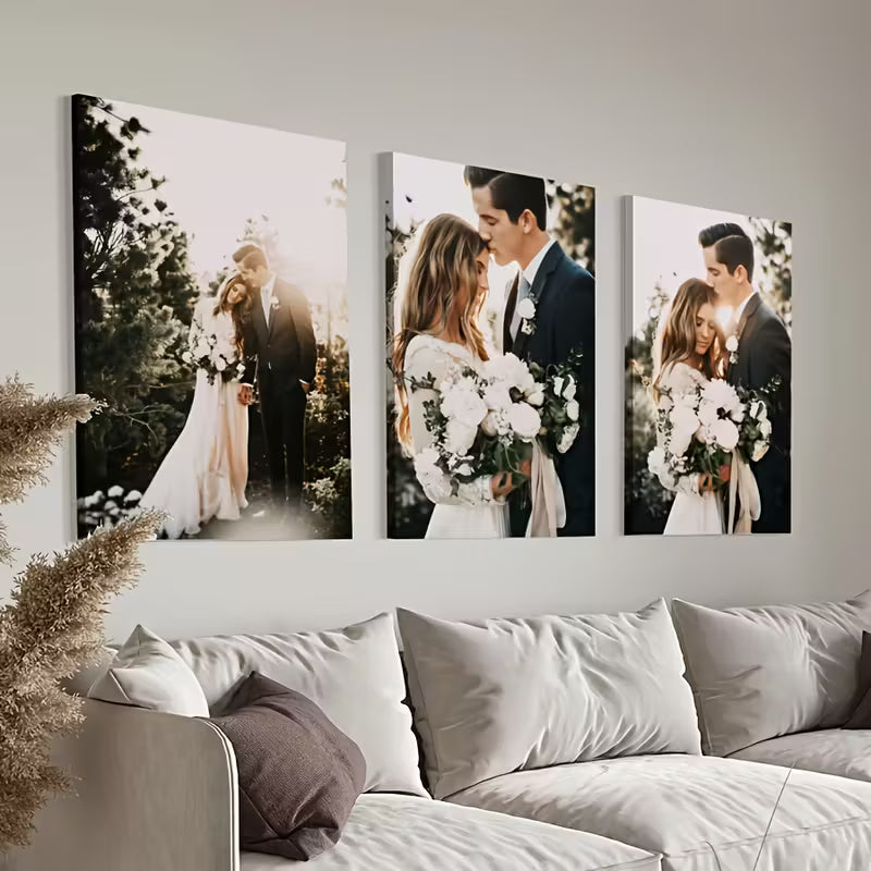 3pcs Personalized Custom Framed Canvas Prints – SOARDISTUSA