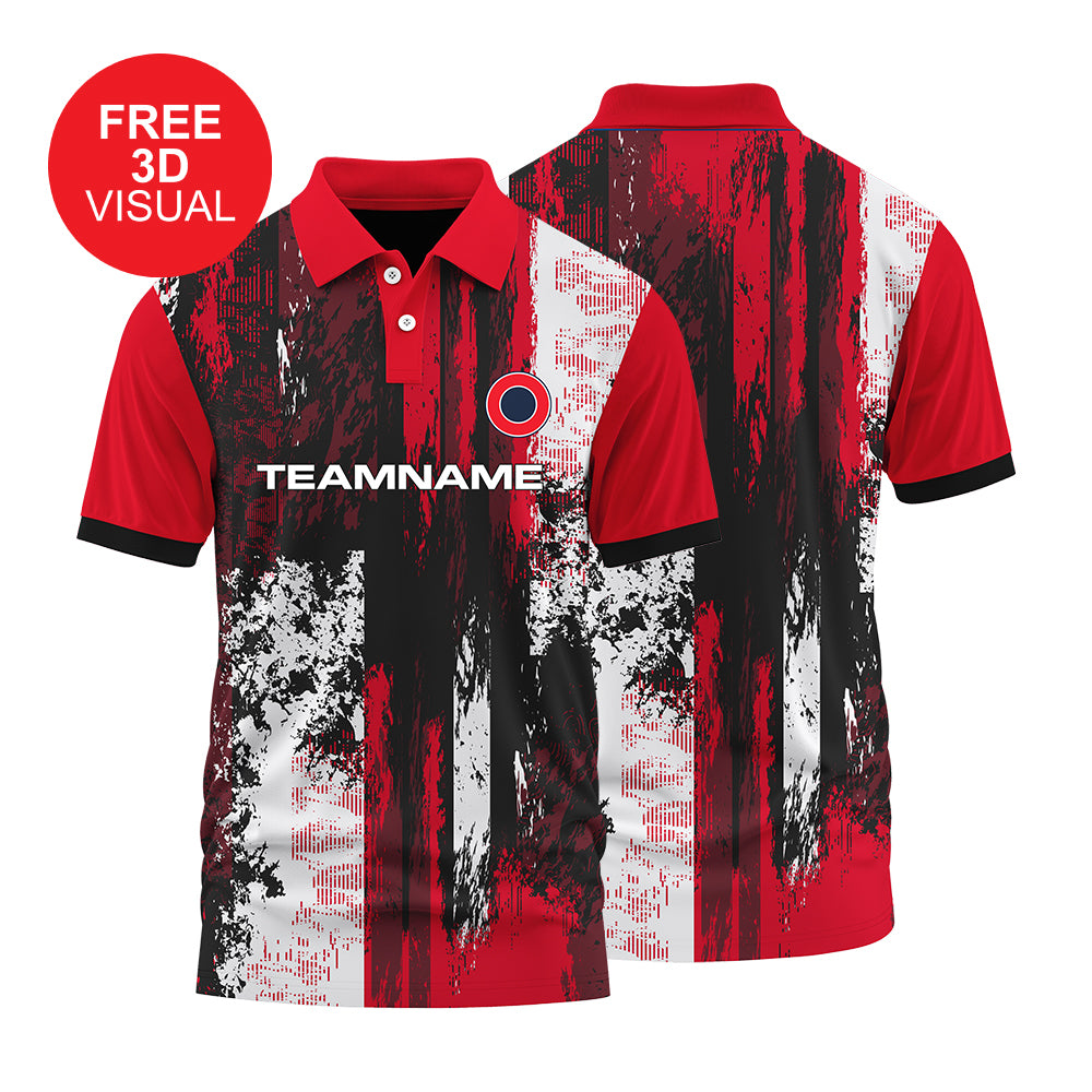 120GSM Milk Silk Sport Polo Shirt (Full Dye Sublimation) #500045 ...