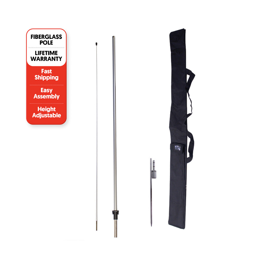 7' Extra Small Pole with Spike Base – SOARDISTUSA